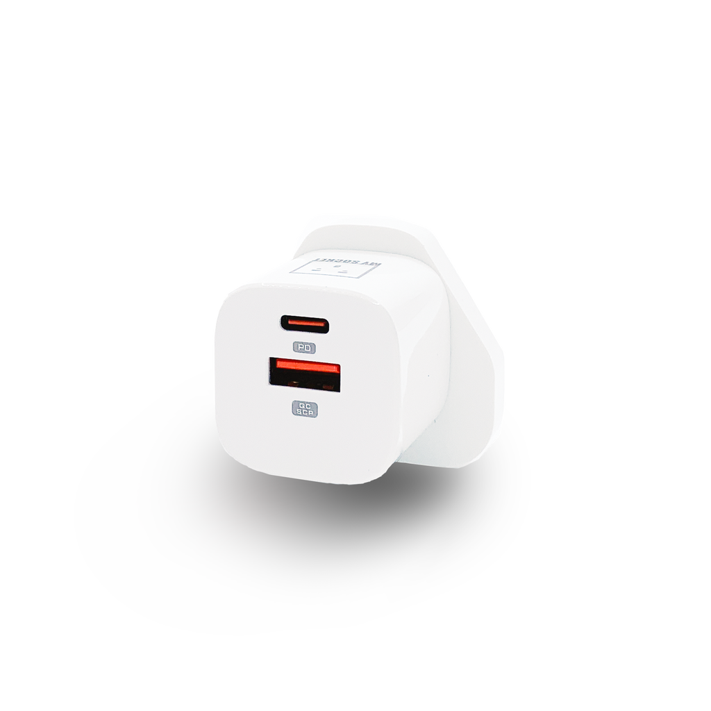 MYSOCKET 33W 雙USB迷你快速充電器